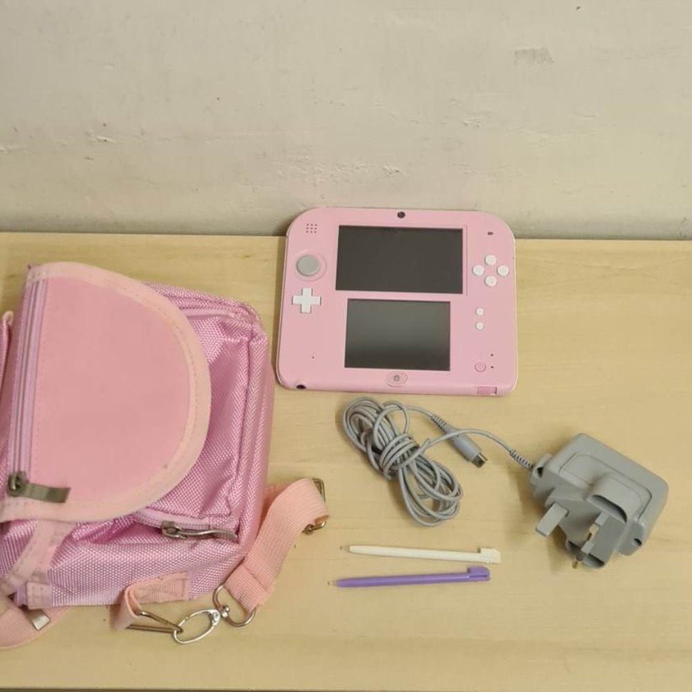 Nintendo 2ds Console Nintendo 2DS (pink) console with charger. - Own4Less